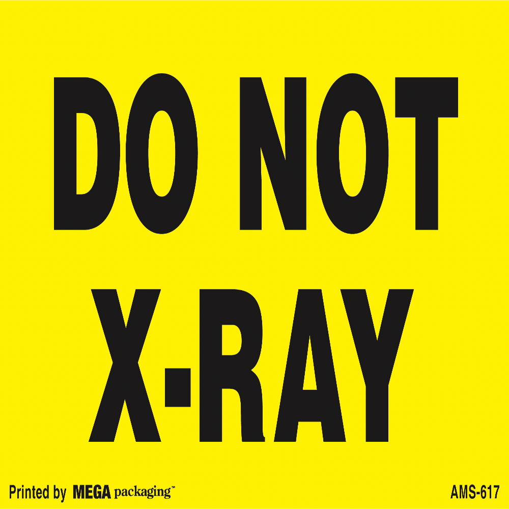 Do Not X-Ray Label - AMPAC