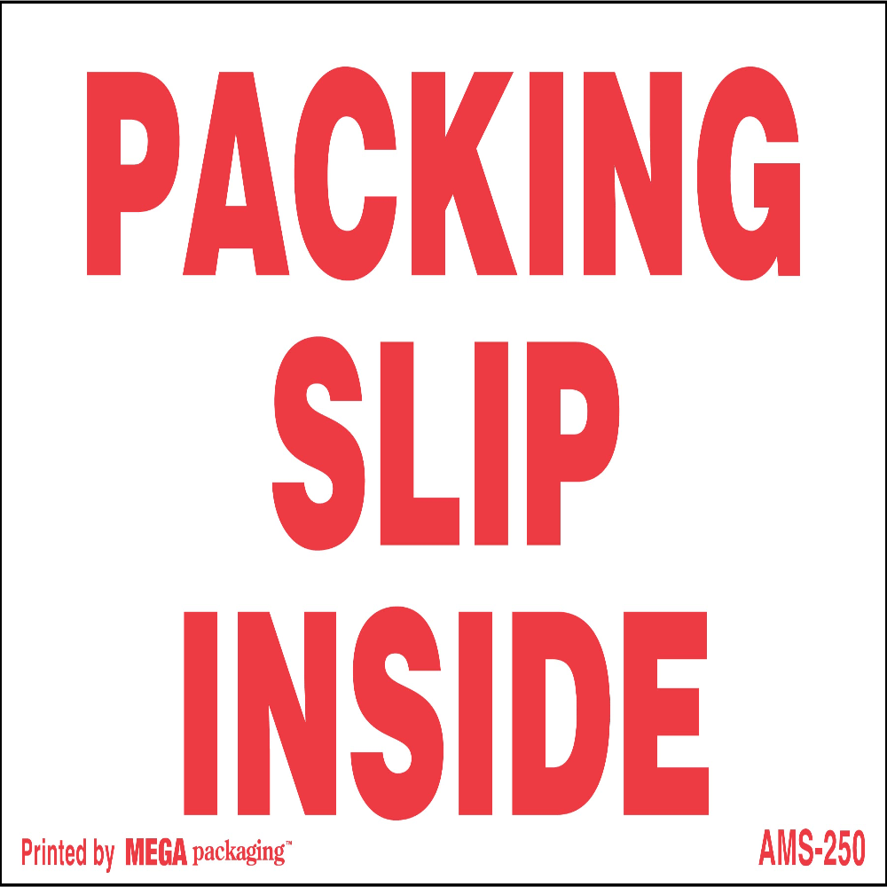 Packing Slip Inside Label | Secure Your Shipments with AMPAC Supplies