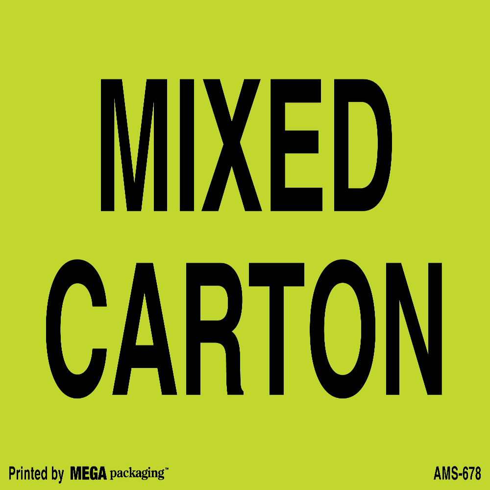 Mixed Carton Label 9 - AMPAC