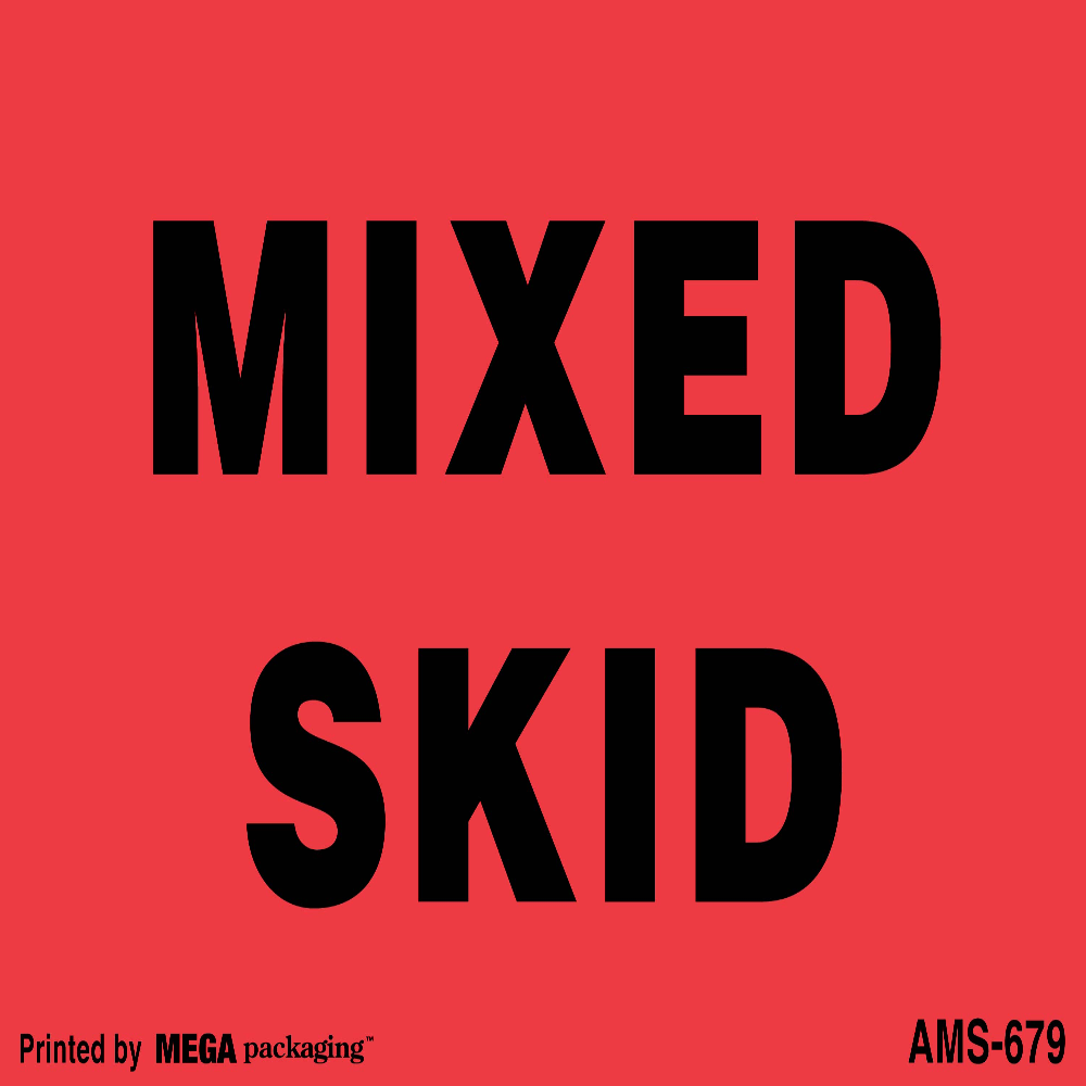 Mixed Skid Label - AMPAC