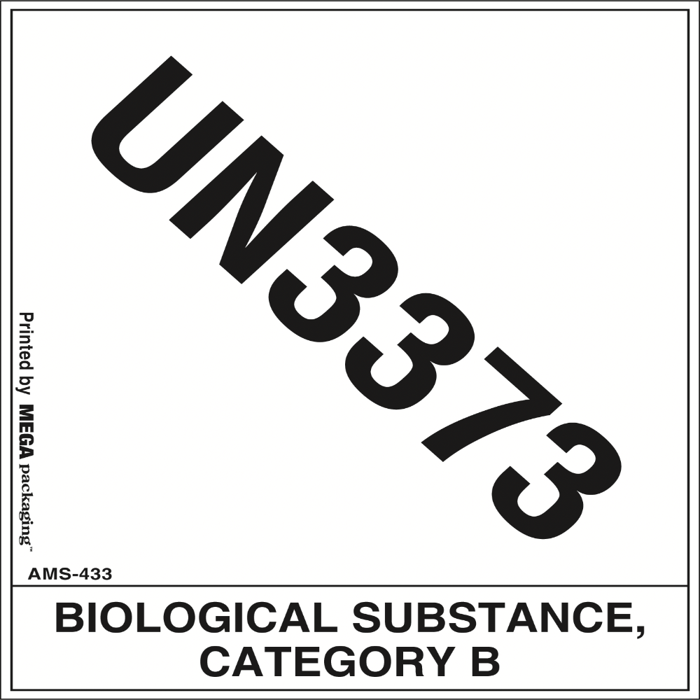 UN3373/ Biological Substance Label - AMPAC