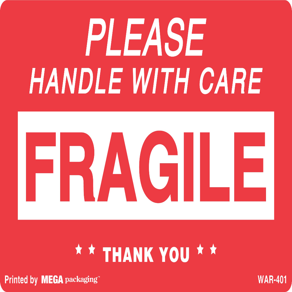 Please Handle With Care Fragile Label 84 - AMPAC