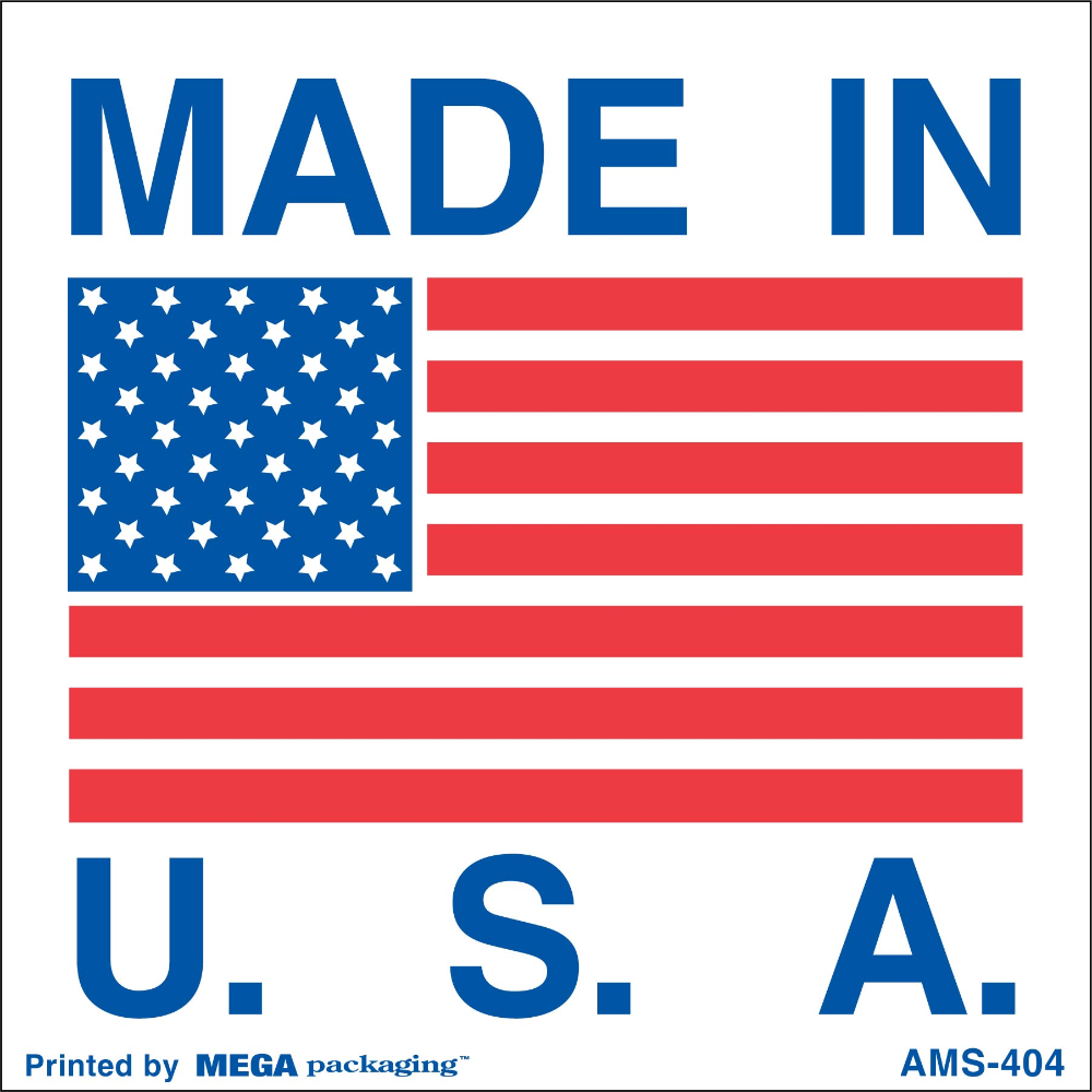 Made In U.S.A. Label - AMPAC