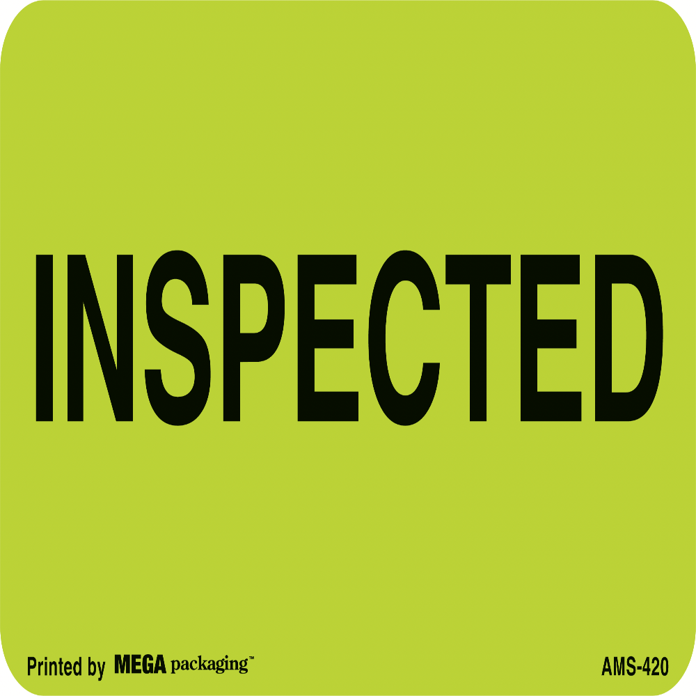 INSPECTED Label 28 - AMPAC
