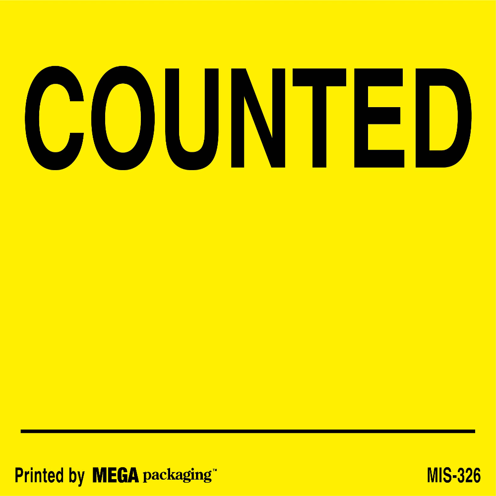 COUNTED Label - AMPAC