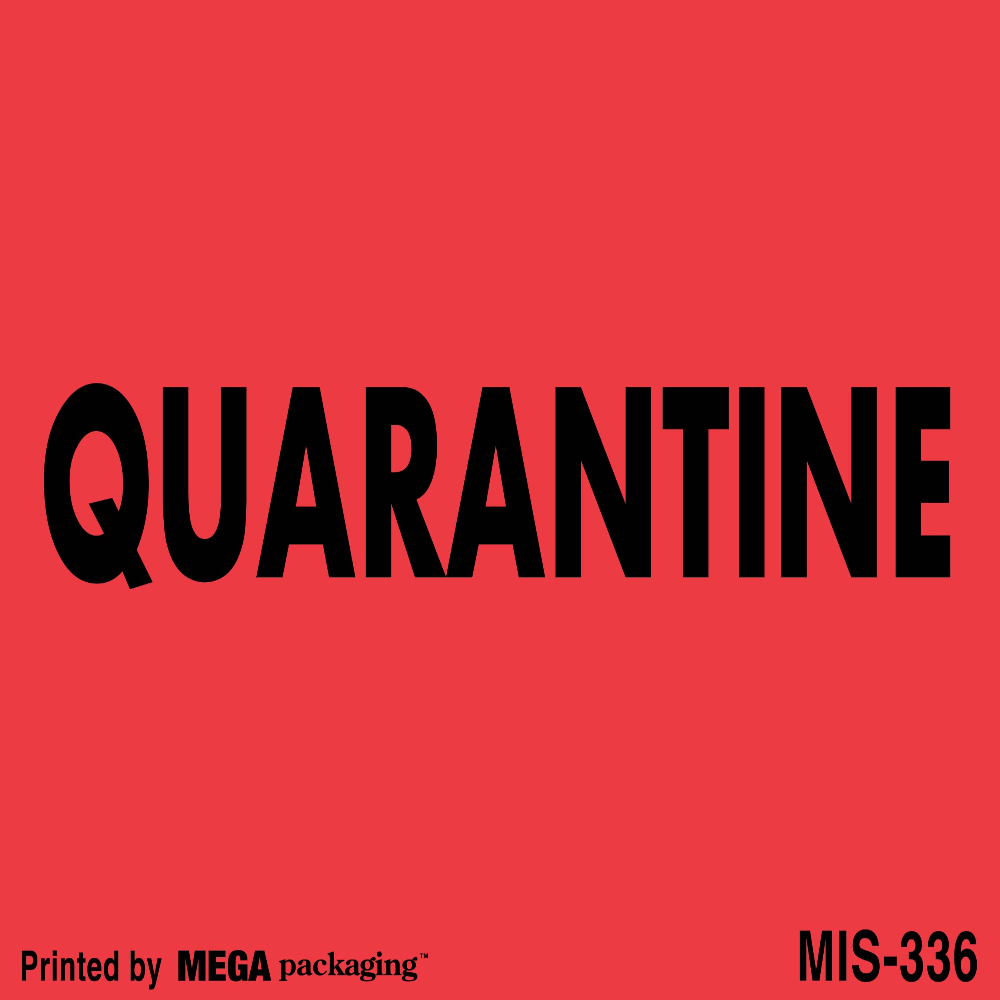 QUARANTINE Label - AMPAC