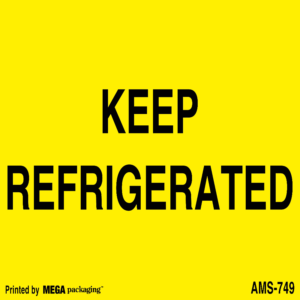 KEEP REFRIGERATED Label - AMPAC