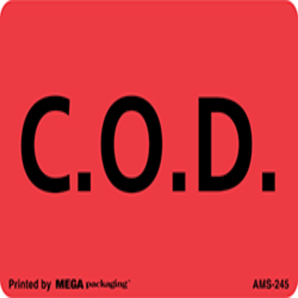 C.O.D Label - AMPAC