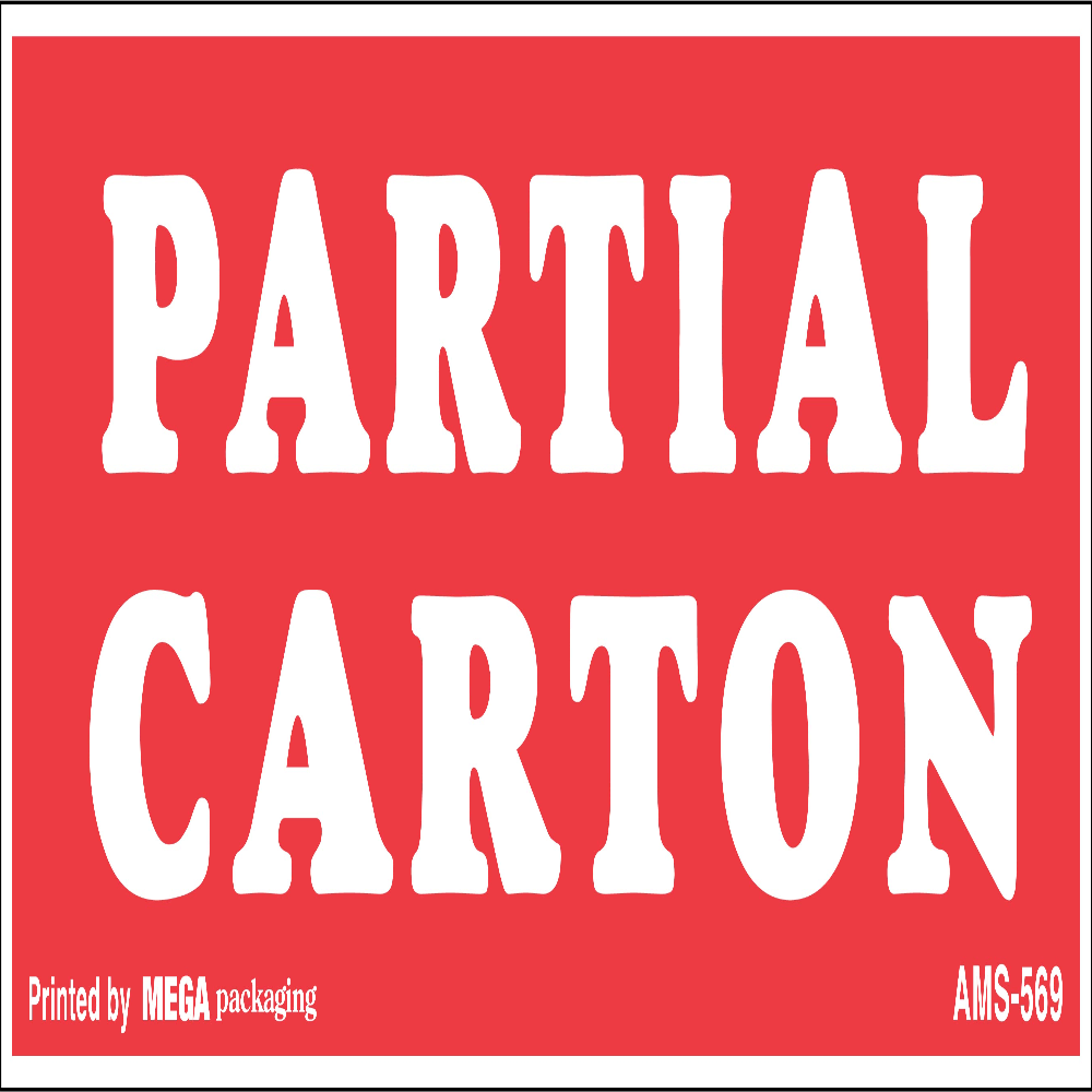 Partial Carton Label - AMPAC