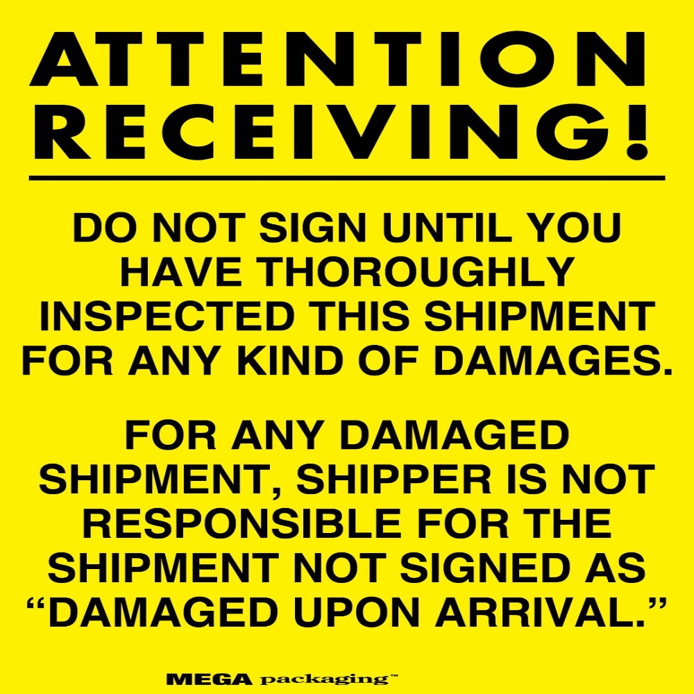 Attention Receiving Label - AMPAC