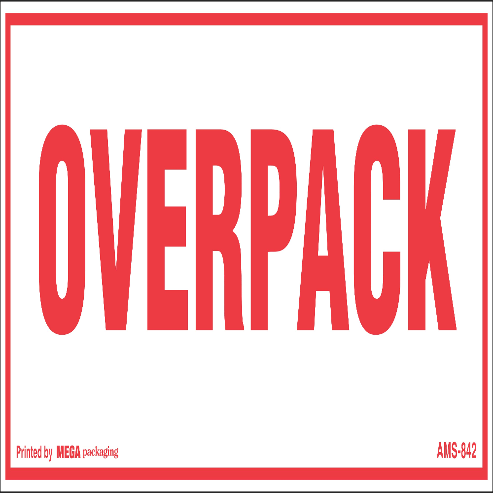 Overpack Label - AMPAC