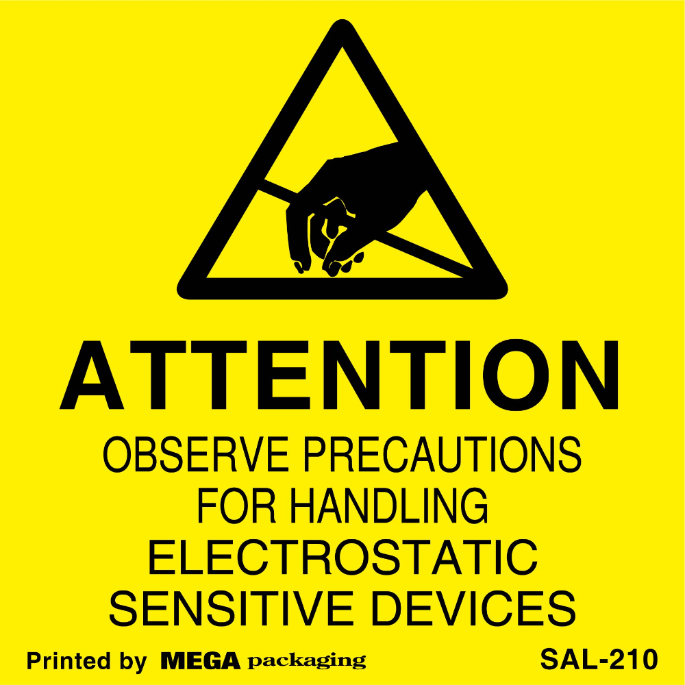 Attention Observe Precautions For Handling Label - AMPAC