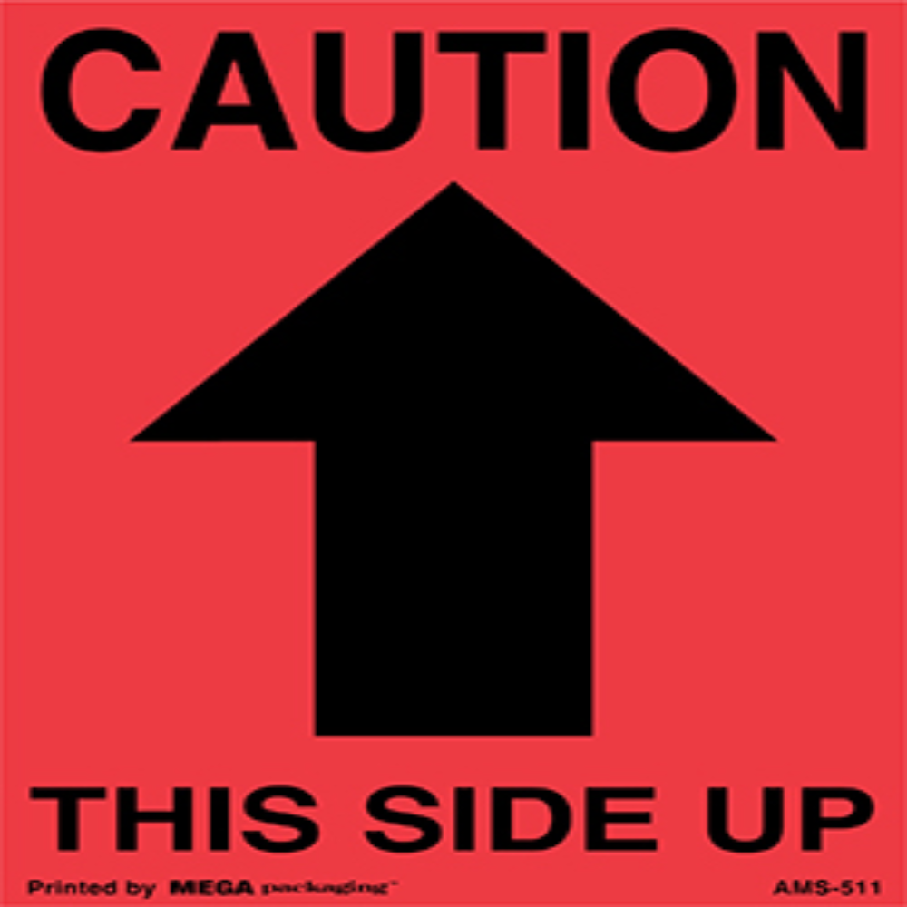 Caution This Side Up With One Arrow Up - AMPAC