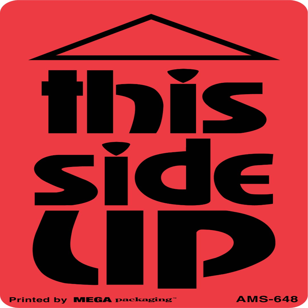 This Side Up Label | Ideal for Fragile Items | AMPAC Supplies