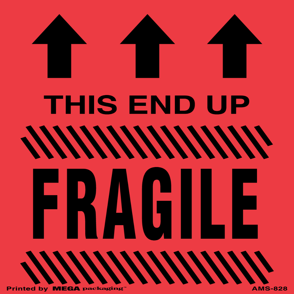 This End Up Fragile Label | Secure Your Shipment | AMPAC Supplies