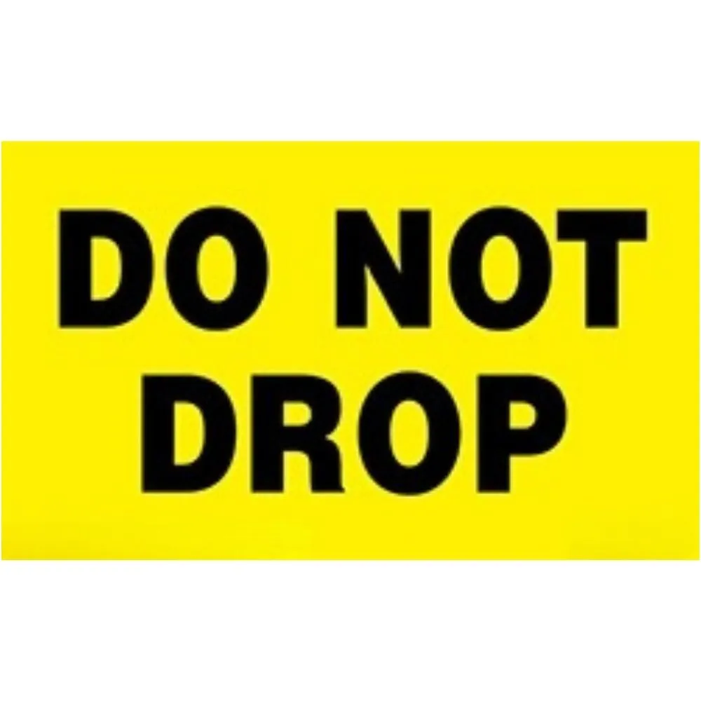 Do Not Drop Label 54 | Safety & Handling Adhesive Labels | Ampac Supplies