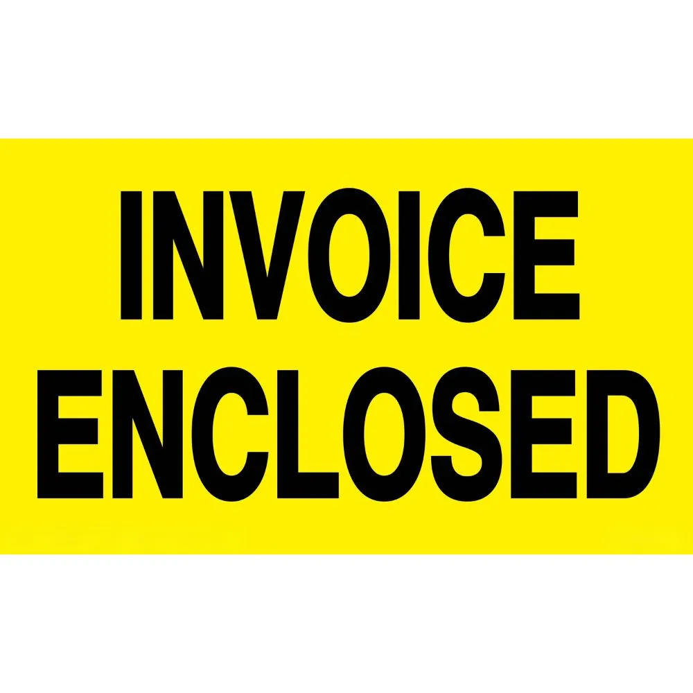 Invoice Enclosed Label | Secure Your Invoices During Shipment