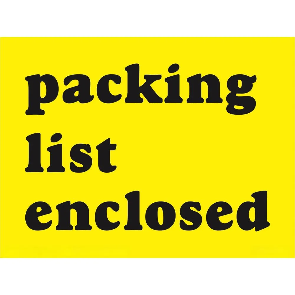 Packing List Enclosed Label 9 | Ensure Proper Shipping Documentation