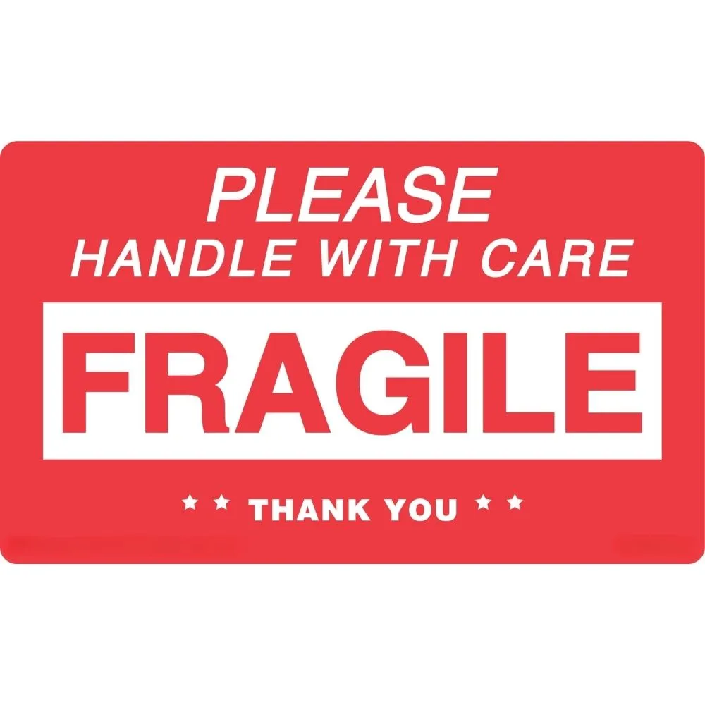 Please Handle with Care Fragile Label 84 | Secure Packaging for Fragile ...