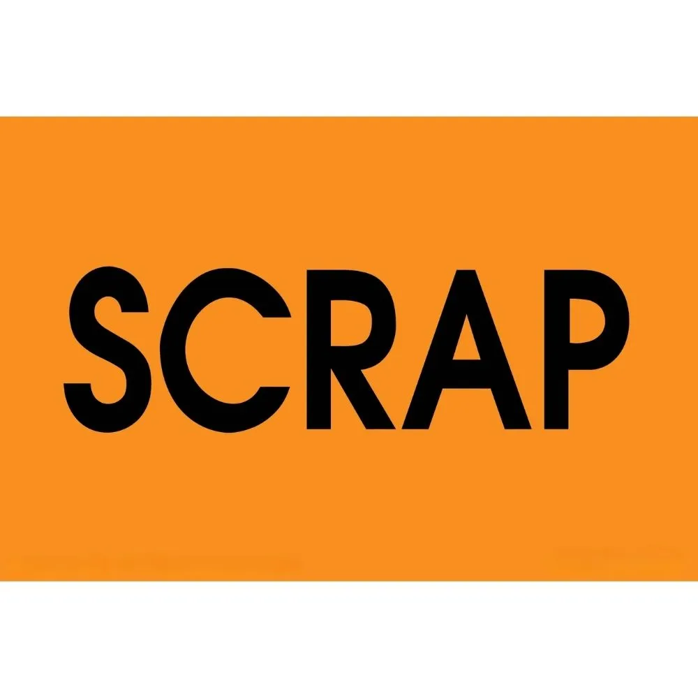 Scrap Label | Efficient Scrap Management | Ampac Supplies