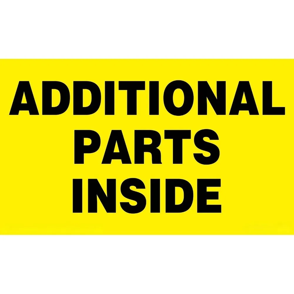 Additional Parts Inside Label 40 | Clearly Mark Products with Extra ...