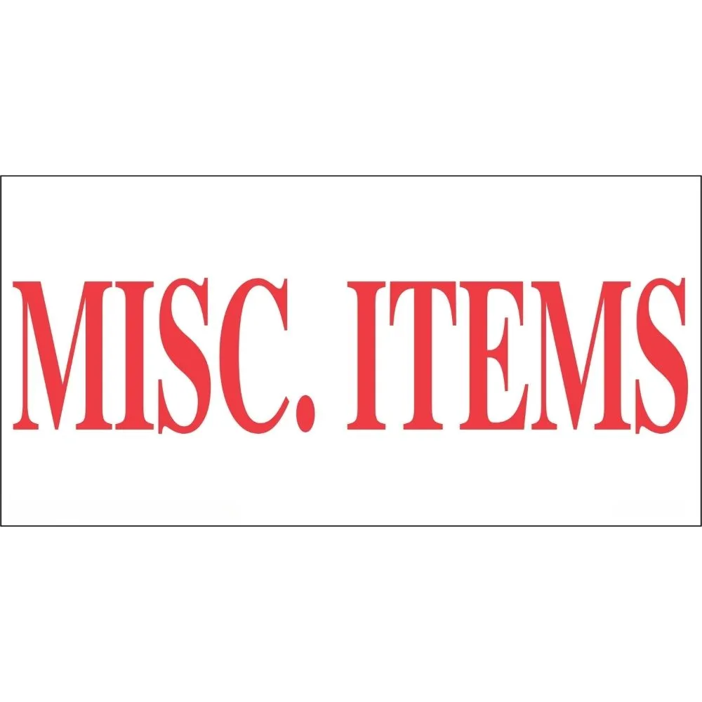 Misc Items Label | Easily Identify Miscellaneous Products | Ampac Supplies