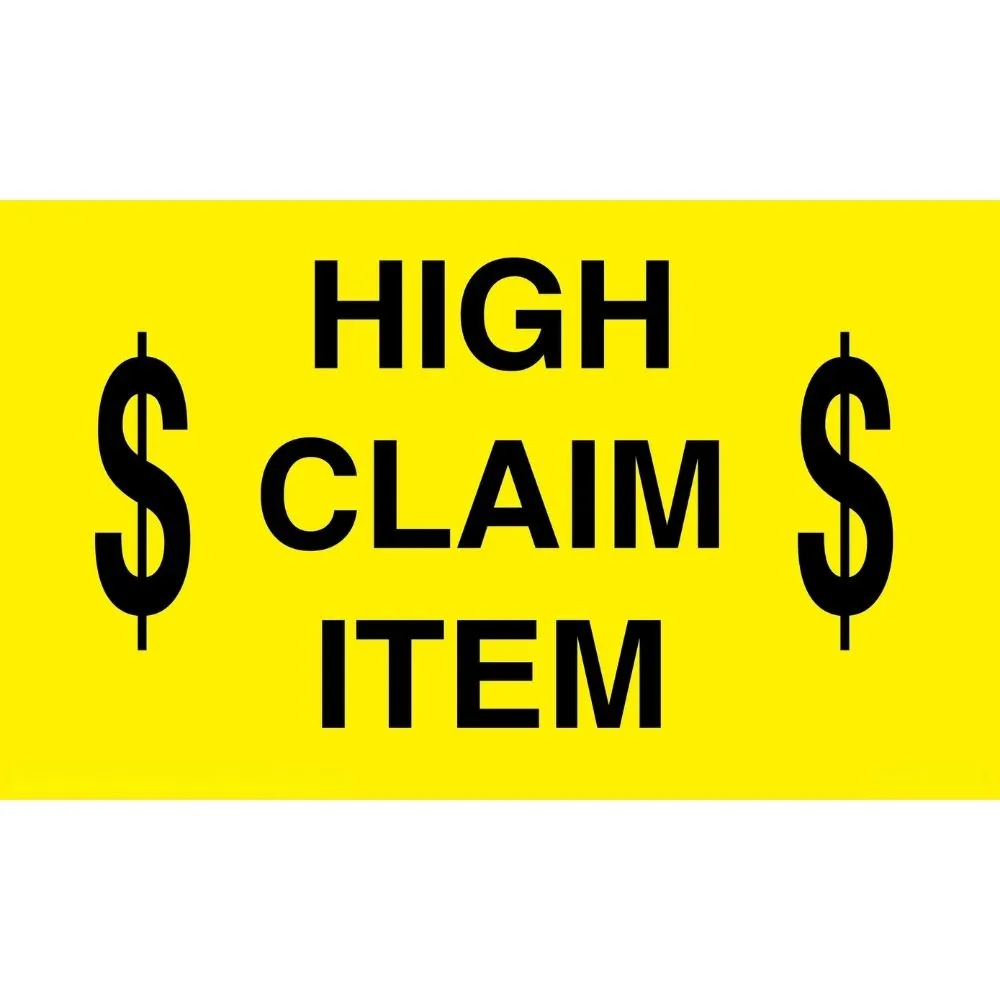 High Claim Item Label | Mark High-Claim Products with Clear ...