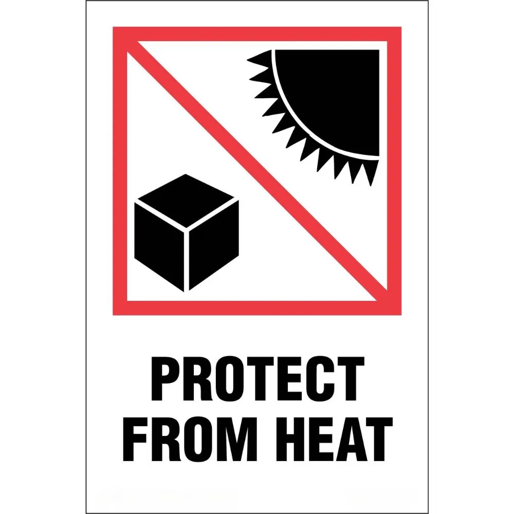 Protect from Heat Label | Ensure Products Stay Safe from Heat | Ampac ...