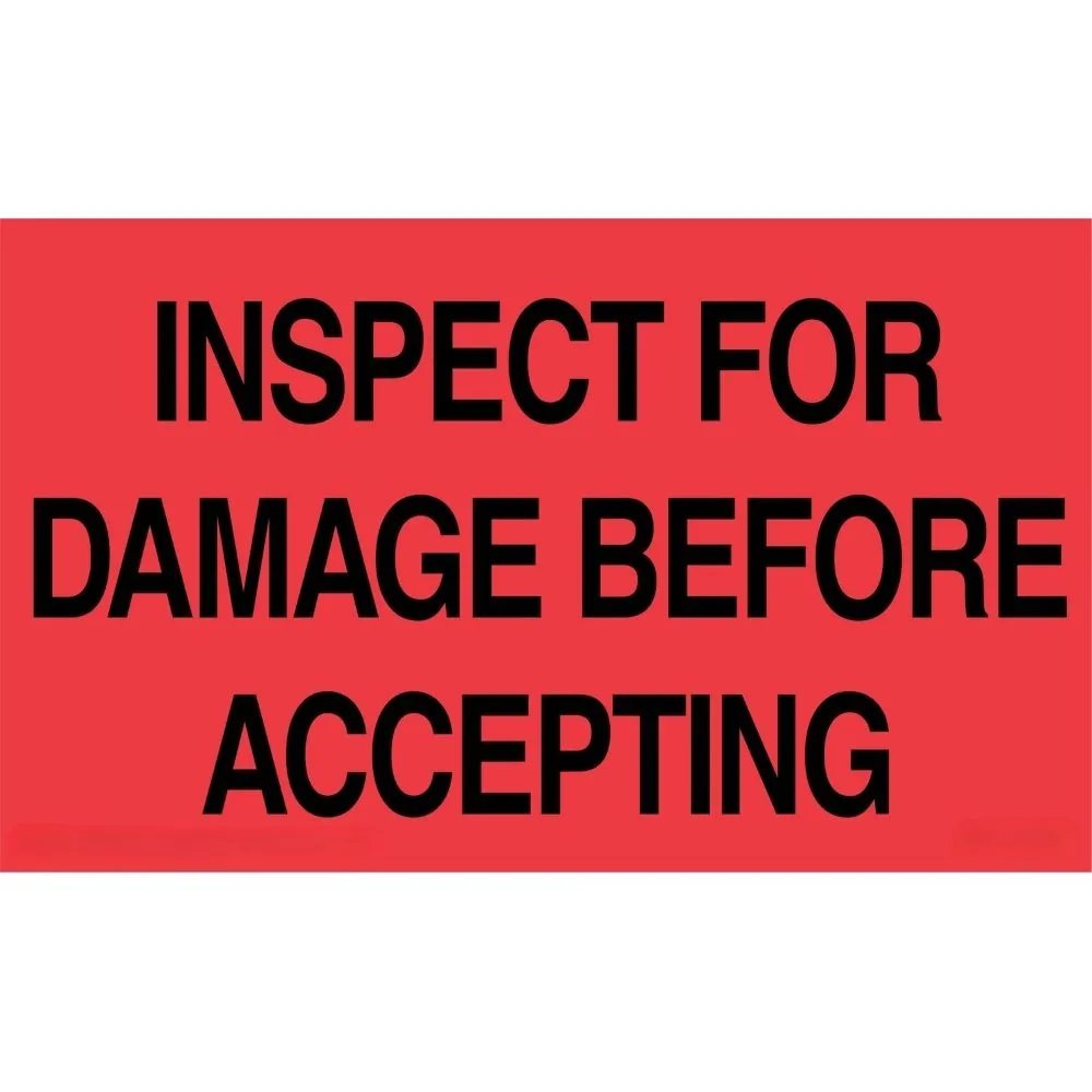 Inspect for Damage Before Accepting Labels | Reliable Shipping