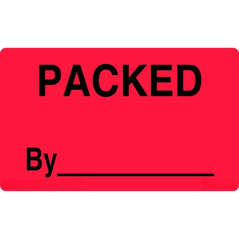 Packed By Label | Track Packing Information for Accuracy | Ampac Supplies