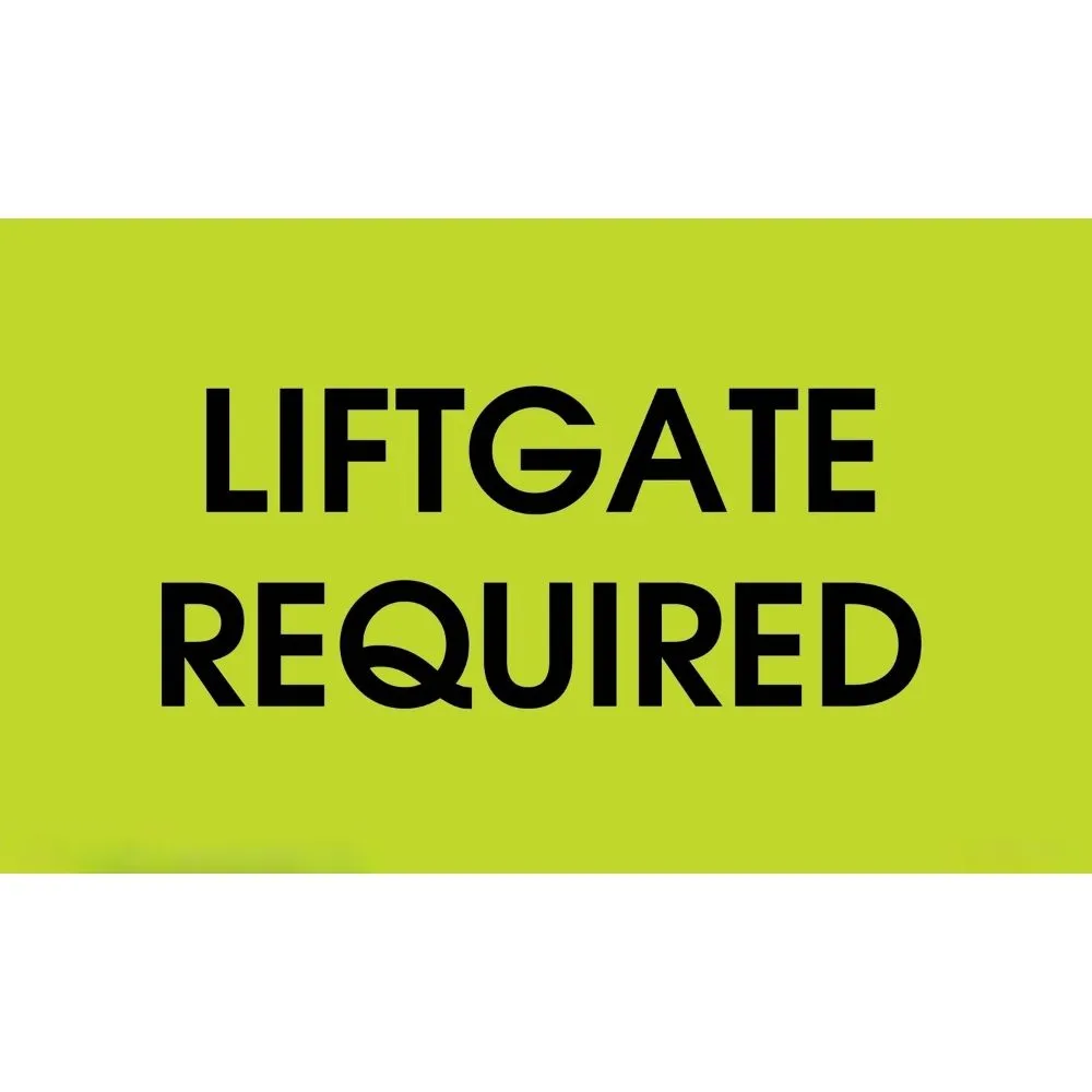 Liftgate Required Label | Ensure Safe Delivery with Liftgate Equipment ...