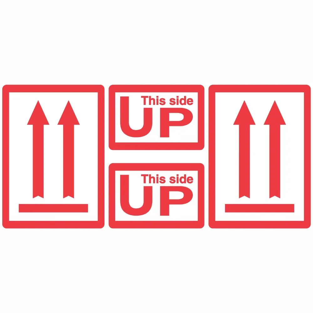 This Side Up Label | Safe Handling for Fragile Items | AMPAC Supplies